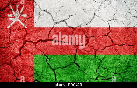 oman flag texture as background Stock Photo - Alamy