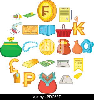 Chink icons set, cartoon style Stock Vector Image & Art - Alamy