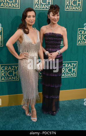 (L-R) Ming-Na Wen and Michelle Yeoh at the “Crazy Rich Asians” Los ...