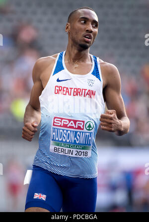 Matthew Hudson Smith in action in the Mens 400m final at the UK ...