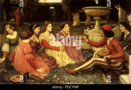 A Tale from The Decameron Stock Photo - Alamy