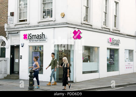 iSmash Tech Repair Shop,Kings Road, London Stock Photo - Alamy