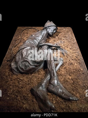 Denmark, Jutland, Silkeborg, Silkeborg Museum, Tollund Man, well ...