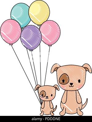 A vector of a cartoon dog's face over a white background Stock Vector ...