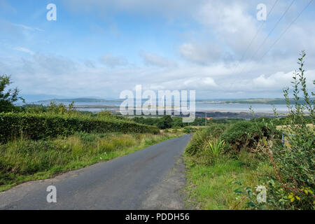The two windturbines at Hunterston in Scotland being dismantled under ...