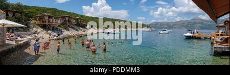 BOWA restaurant on the island of Sipan, Elafiti Islands, near Dubrovnik ...
