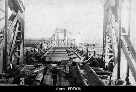 Bridge building, sapper, railway bridge, First World War Fortepan 73673 ...