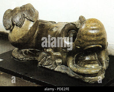 A dolphin sculpture from the Villa Regia, an ancient Roman villa ...
