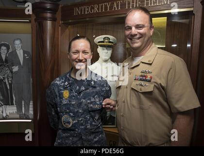 NORFOLK, Va. (May 14, 2018) -- Master Chief Boatswain's Mate Ed Bennett ...