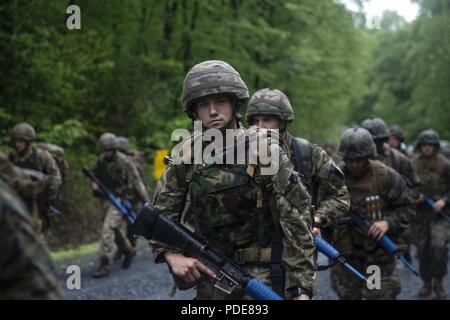 British Army Spr. Christopher Compton, commando with 131 Commando ...