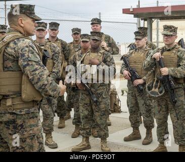 U.S. Marine Corps Col. Fridrik Fridriksson, commanding officer of the ...