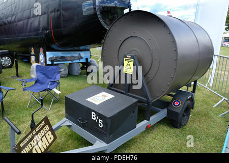 Upkeep. A bouncing bomb is a bomb designed to bounce to a target across ...
