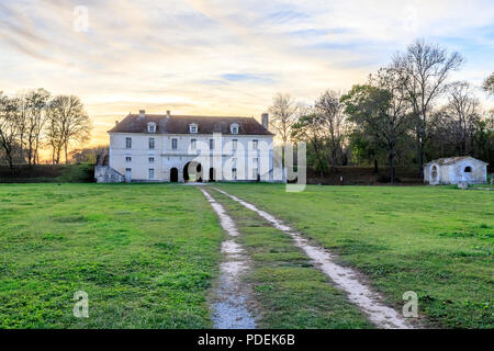 France, Gironde, Cussac Fort Medoc, the village (aerial view Stock ...