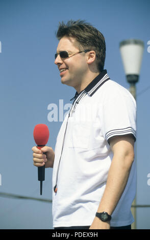Mark Goodier BBC Radio 1 One Roadshow Paignton Devon 18 August 1996 ...