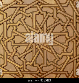 Embossed floral pattern on the gate of an ancient church Stock Photo ...