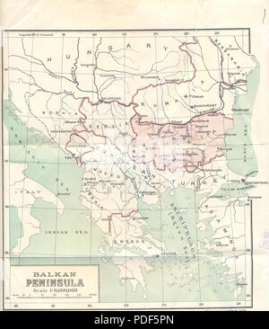 Political map of the Balkan States , Balkan Peninsula, Maps Norman B ...