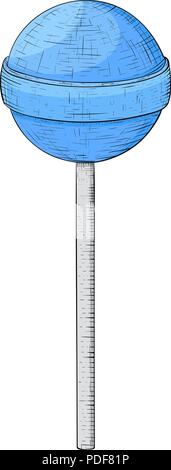 hand with sweet lollipop isolated icon vector illustration design Stock ...