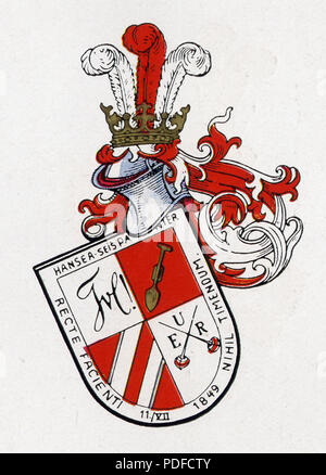 Corps Hansea Bonn (Wappen Stock Photo - Alamy