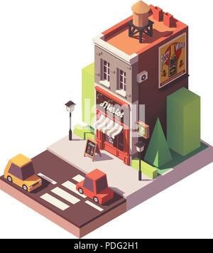 red house isometric construction Stock Vector Image & Art - Alamy