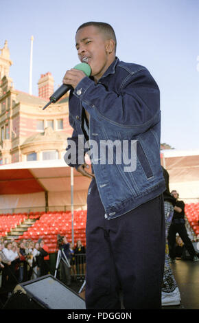 Ultimate Kaos BBC Radio 1 One Roadshow Blackpool lights switch on 1 ...