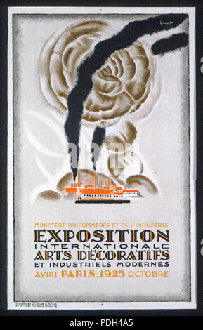 Poster Expo 1925 Stock Photo - Alamy