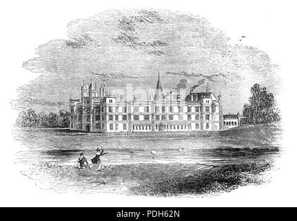 Burghley House, Elizabethan Prodigy House in Lincolnshire, England, UK ...