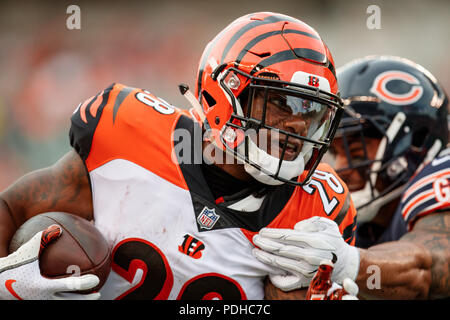Cincinnati Bengals running back Joe Mixon (28) carries the ball during ...