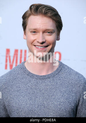 Calum Worthy attends the LA Premiere of "The BFG" held at El Capitan ...