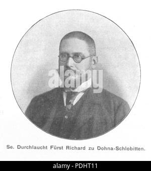 Richard zu Dohna Schlobitten 1903 Stock Photo - Alamy