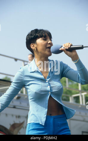 Rozalla Miller BBC Radio 1 one Roadshow Torquay 9 August 1996 Stock ...