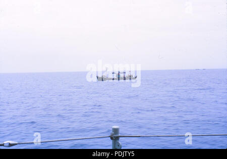 Soviet AGI ship seen from aboard HMAS Perth Stock Photo - Alamy