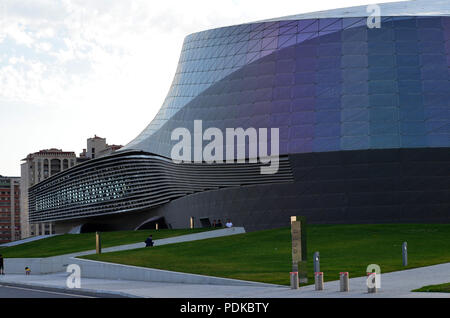 The striking design of the Baku Convention Center in Azerbaijan is ...