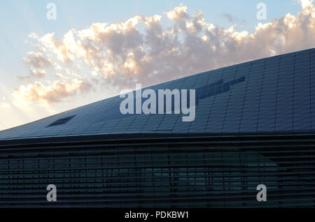 The striking design of the Baku Convention Center in Azerbaijan is ...