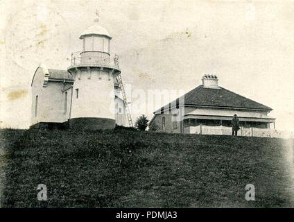 Ballina Lighthouse historic cropped Stock Photo - Alamy