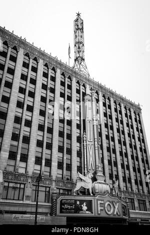 The Fox Theater, in Detroit, Michigan Stock Photo - Alamy