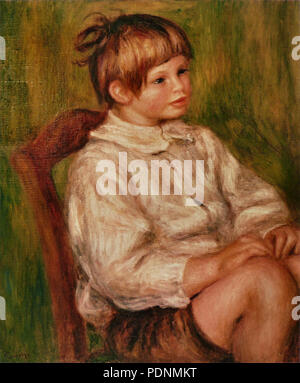 A classic piece by Pierre-Auguste Renoir, depicting an intimate scene ...
