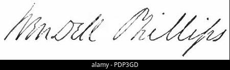 Appletons Phillips John Wendell signature Stock Photo - Alamy