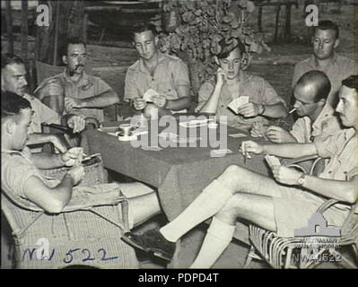 13 Squadron RAAF Hudson aircrew Hughes NT Feb 1943 AWM NWA0074 Stock ...