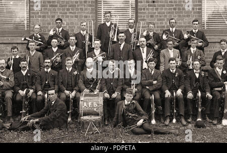 Australia Alexandra Fire Brigade Band, 1912 Stock Photo - Alamy