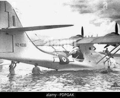 Catalina 6 Sqn RNZAF at Bougainville 1945 Stock Photo - Alamy