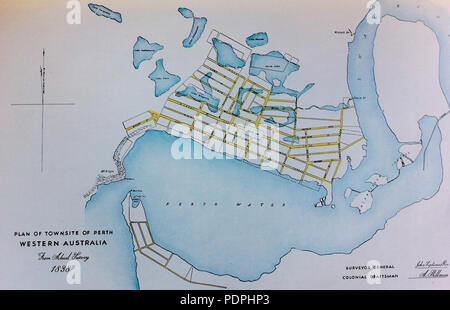 Perth Water 1838 Stock Photo - Alamy