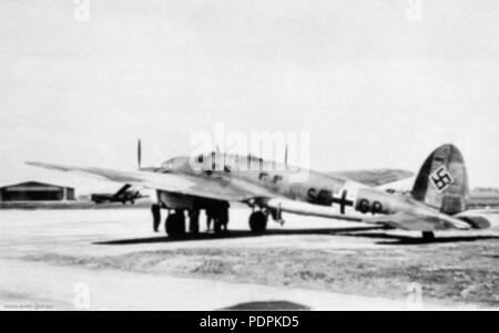 Heinkel He 111E on ground Stock Photo - Alamy