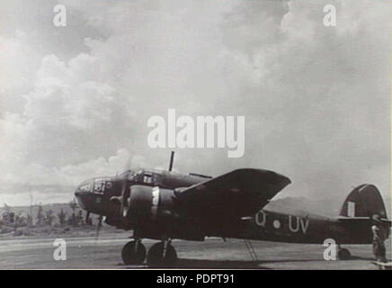 8 Squadron RAAF Beaufort at Rabaul Dec 1945 AWM 099275 Stock Photo - Alamy