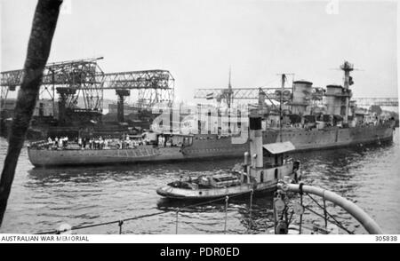 Dutch cruiser Java at Batavia in February 1942 Stock Photo - Alamy
