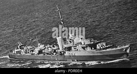 The Dutch destroyer Van Galen (G84) operated in the Royal Netherlands ...