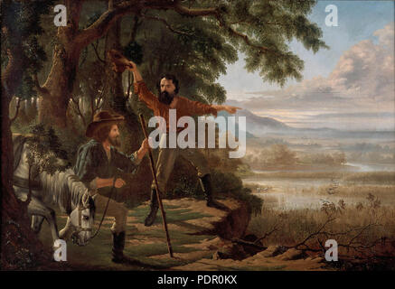 Arrival of Burke & Wills at Flinders River, 1862. The Burke and Wills ...