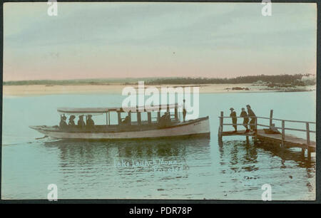 Lake launch Mona, Forster, 1910 (8286877866 Stock Photo - Alamy