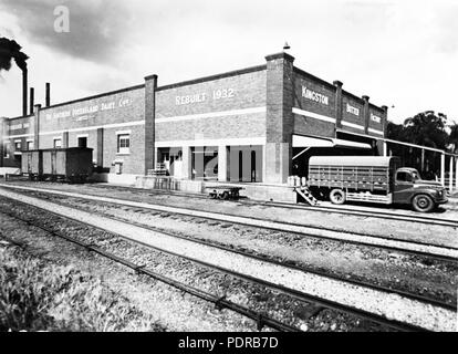 Kingston Butter Factory, January 1952. Dairying was one of the major ...