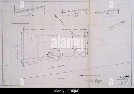 Plan of Lighthouse Property at Caloundra, 1928 Stock Photo - Alamy