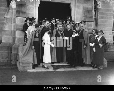 A photograph of Cardinal MacRory at St. Mary's Cathedral, captured in a ...